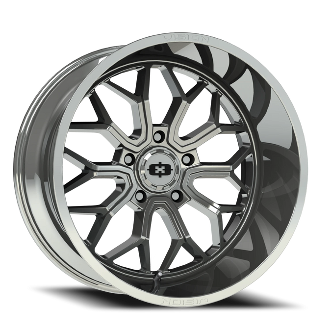 20x12 Vision 402 Riot Chrome Wheel 5x139.7 ET-51 CB108 – Tire Discounters