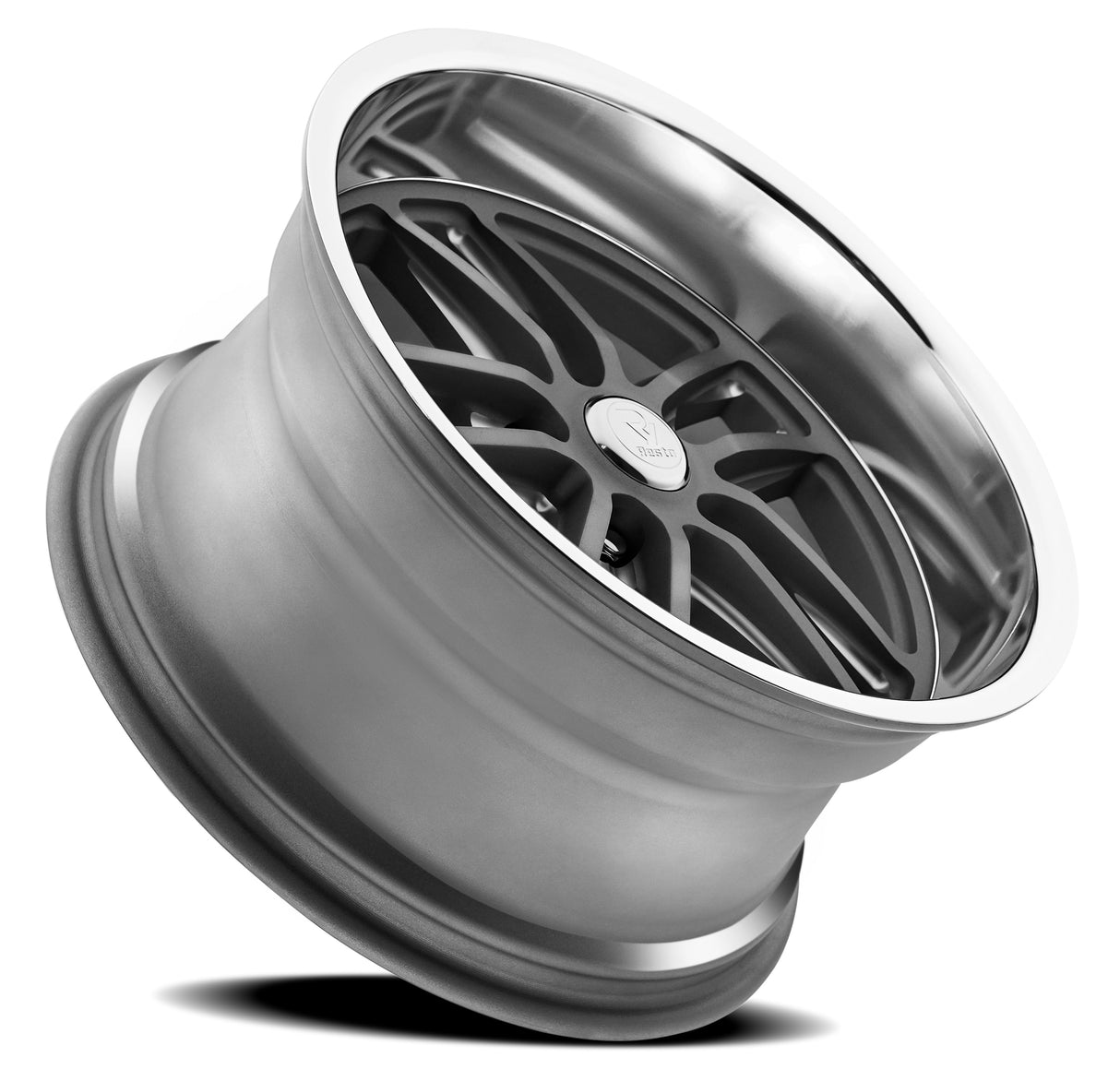 24x10 Resto Maverick Gun Metal Diamond Cut Lip 5x127 ET5 CB78.10 Wheel ...