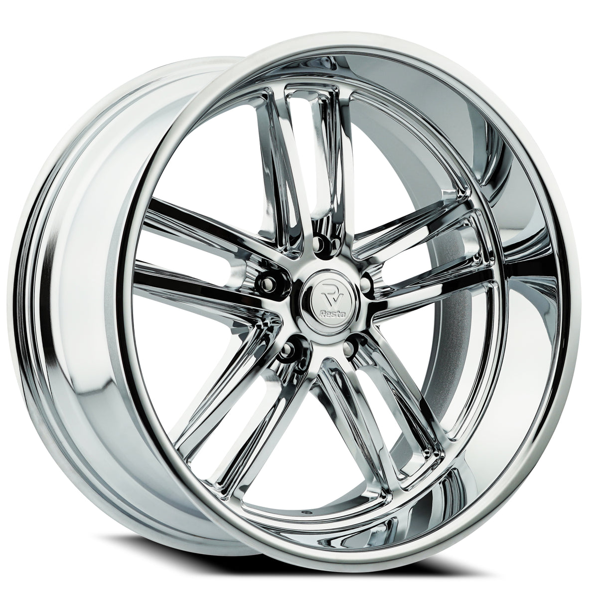 18x9.5 Resto Maverick Milled Window Chrome Plated 5x114.3 ET1 CB72.69 ...
